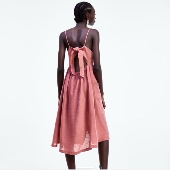 Zara | Dresses | Zara Linen Dress | Poshmark